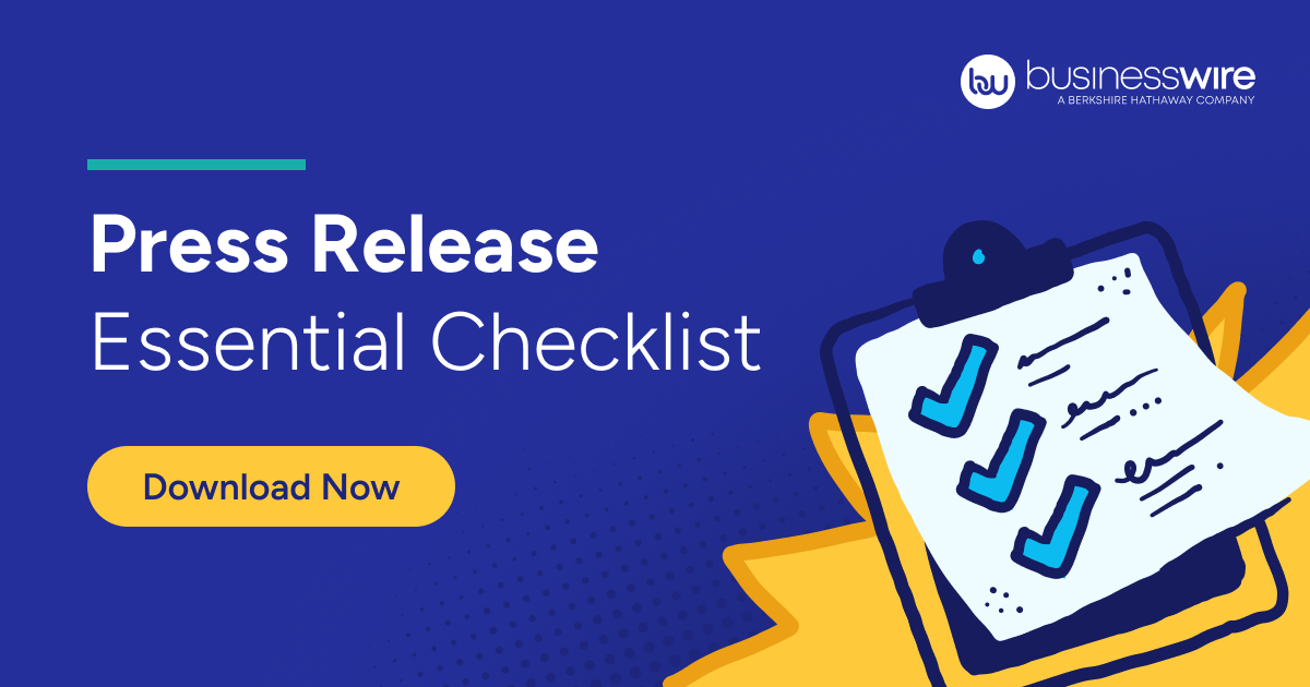 Press Release Essential Checklist