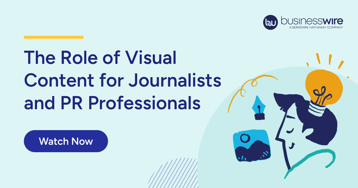 Webinar | The Role of Visual Content for Journalists and PR Professionals